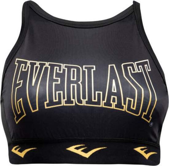 Everlast Duran Sport BH - Topje - Zwart met goud - XS | bol