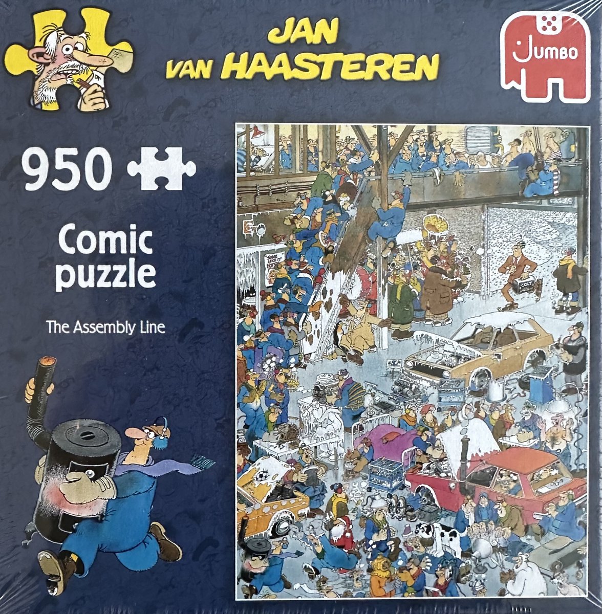 Jan van Haasteren 950 stukjes comic puzzle jumbo The Assembly line puzzel De lopende band | bol.com