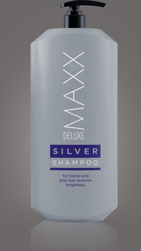 Maxx Deluxe Shampoo - Zilver - Neutraliseert geel- & oranje tinten ...