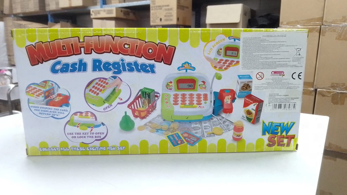 WINKEL KASSA 6930- BATTERIJ KASSA MET MAND | bol