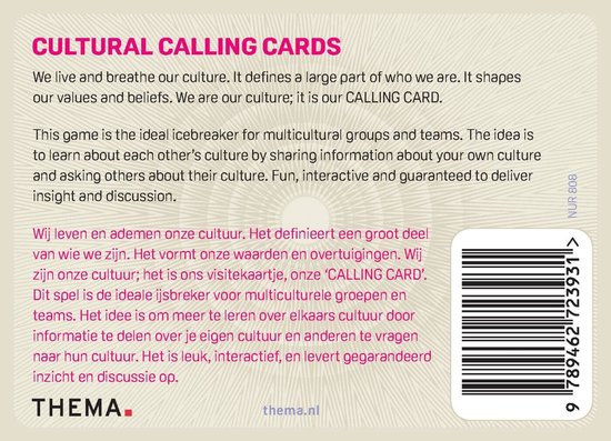Cultural calling cards, Jim Morris | 9789462723931 | Boeken | bol