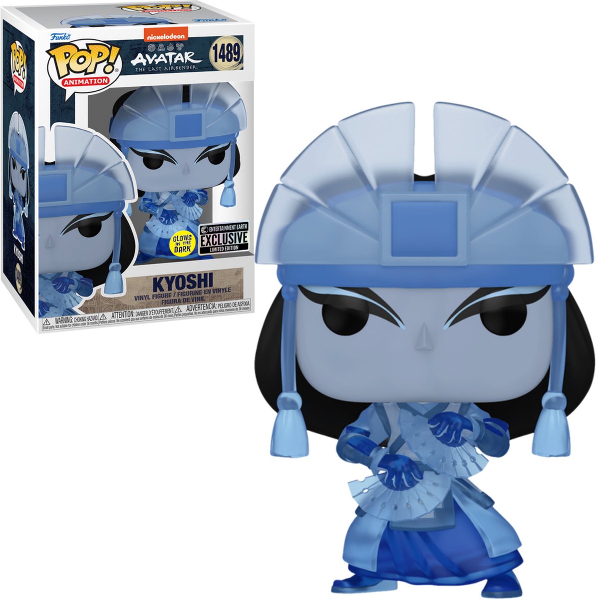 Funko POP! Kyoshi Spirit GITD 1489 Avatar: The Last Airbender ...
