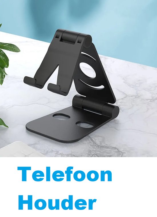 Telefoon standaard - Houder statief bureau opvouwbaar | bol