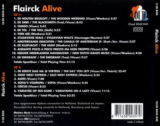 Alive, Flairck | CD (album) | Muziek | bol