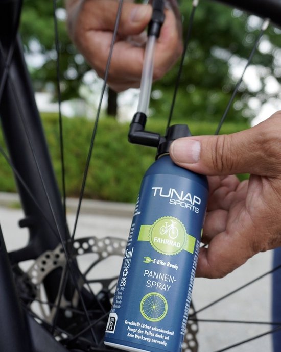 TUNAP SPORTS Bandenreparatiespray 125ml - schoonmaak - fietsonderhoud ...