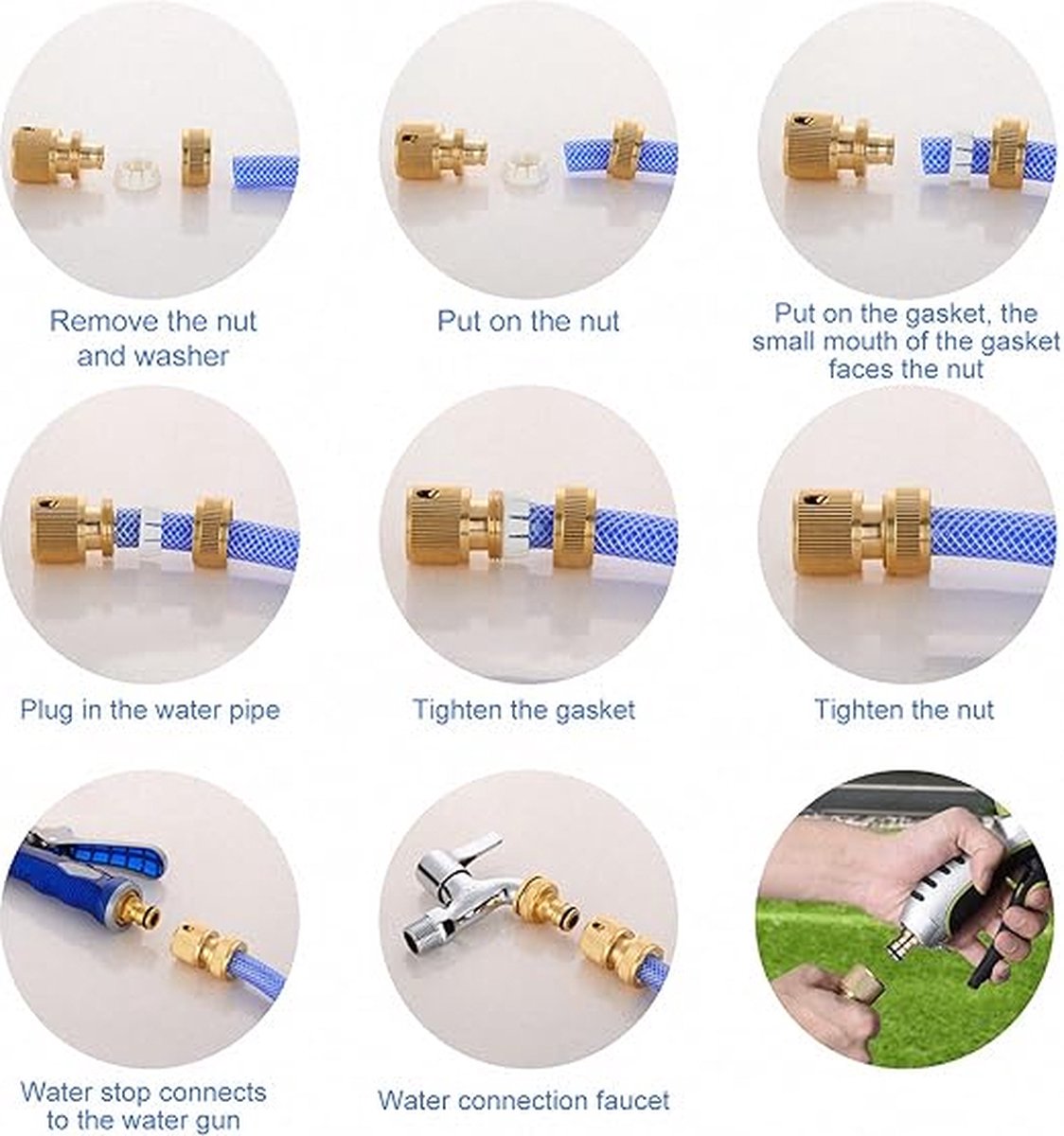 slangkoppeling set / Verdeler Slangkoppeling - HOOGWAARDIGE MATERIALEN ...