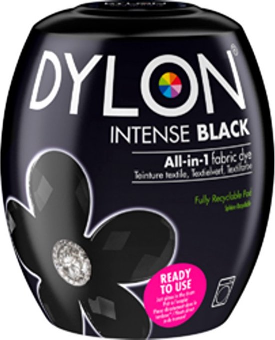3x Dylon Textielverf Intense Black 350 gr | bol