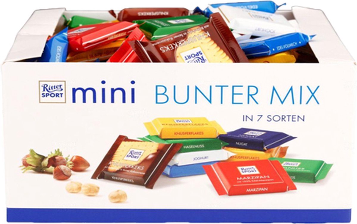 Chocolade Ritter Sport mini colorful variety | bol