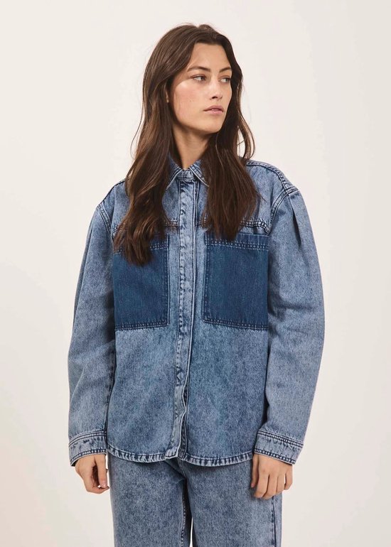 Daytona denim shirt light blue - NORR | bol