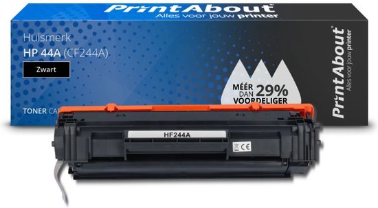 PrintAbout huismerk Toner 44A (CF244A) Zwart geschikt voor HP | bol