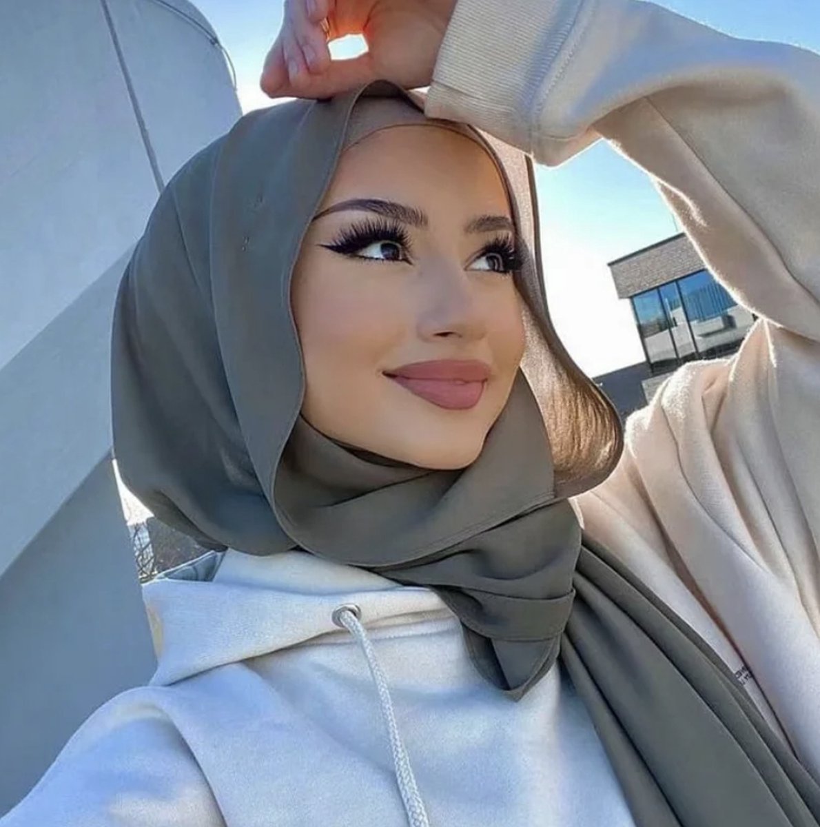 yerminbeauty hoofddoek met ondercap - Hijab - Chiffon Scarf - Dames ...