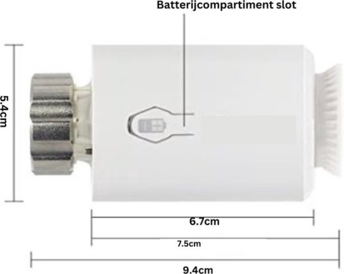 Thermostaatkraan radiator - Slimme radiatorknop - Slimme ...