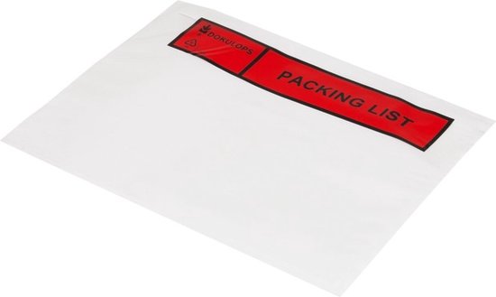 x Paklijst envelop A6 Packing List 160 x 120 mm - - Enveloppendoos | bol