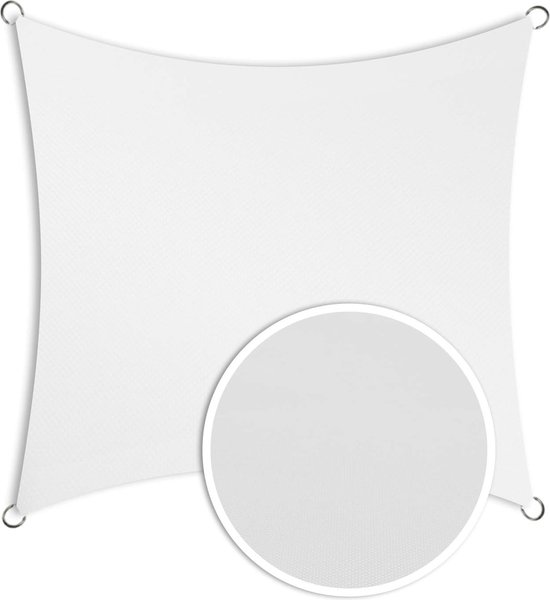 Square Sun Sail in 4 Different Sizes and 2 Colours, Sun Protection ...