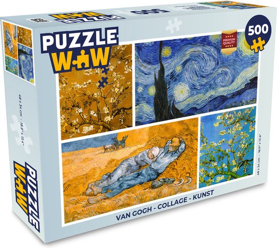 Puzzel Van Gogh - Collage - Kunst - Legpuzzel - Puzzel 500 stukjes | bol