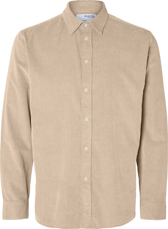 Selected Homme - Overhemd Zand - Mannen - Maat S | bol
