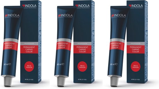 Indola Profession Permanent Caring Color Red & Fashion 60ml – 6.60 ...