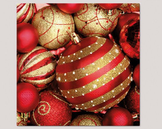 Servetten | Kerst | 6 x 20 servetten | 2 afbeeldingen | Kerstman en ...