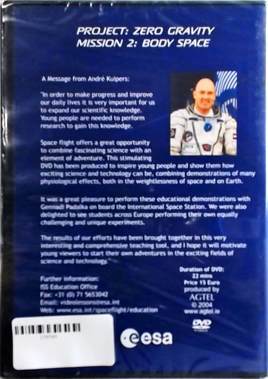 ISS Education Programme : Project: Zero Gravity : Mission 2 : Body ...