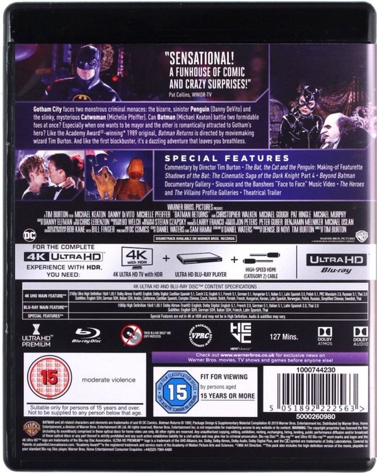 Batman Returns (Blu-ray), Michael Keaton | Dvd's | bol