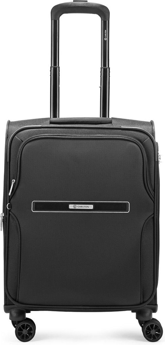 Carlton Turbolite Plus - Handbagage Koffer - 55 cm - Black | bol