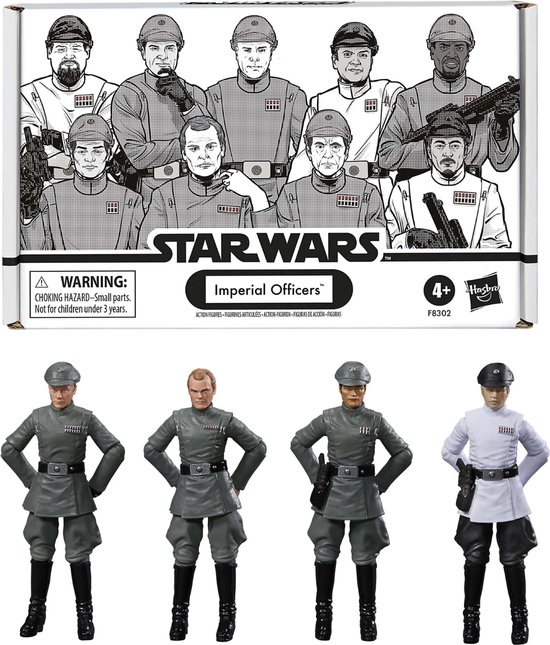 Imperial Officers 4-Pack - Star Wars - The Vintage Collection - Hasbro ...