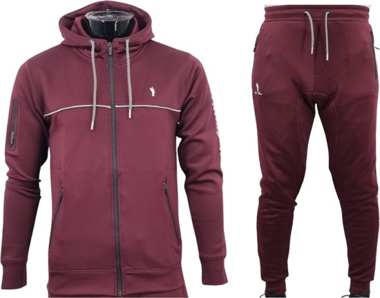 Hitman - Trainingspak Heren - Joggingpak Heren - Cadeau voor Man - Rood ...