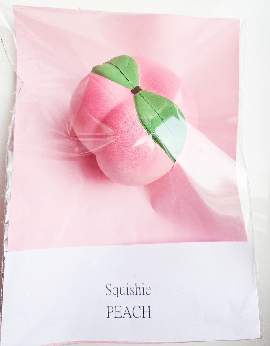 Moshi Squishie - Peach - Grote knuffel kawaii Squishy Mousse super ...