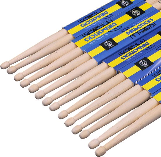 Moboog Drumstokken 5A Maple Esdoorn-houten tip | bol