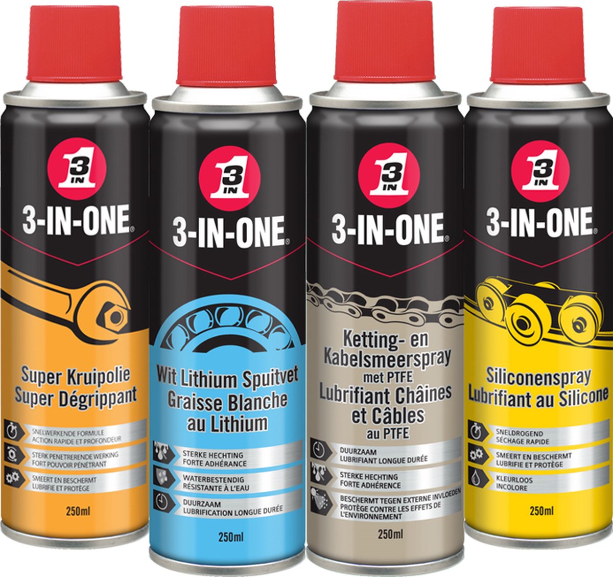 3-IN-ONE® Voordeelpack (4-Pack) | bol