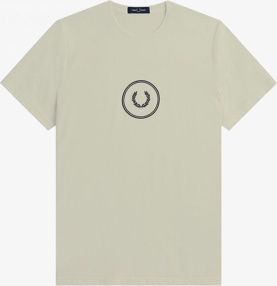 Fred Perry Circle Branding T-Shirt - Groen - L | bol