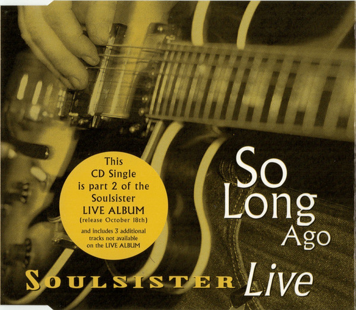 Soulsister ‎– So Long Ago (Live) / Locks And Keys / Try My Luck Again ...