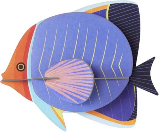 Studio Roof wall decoration BUTTERFLY FISH | bol