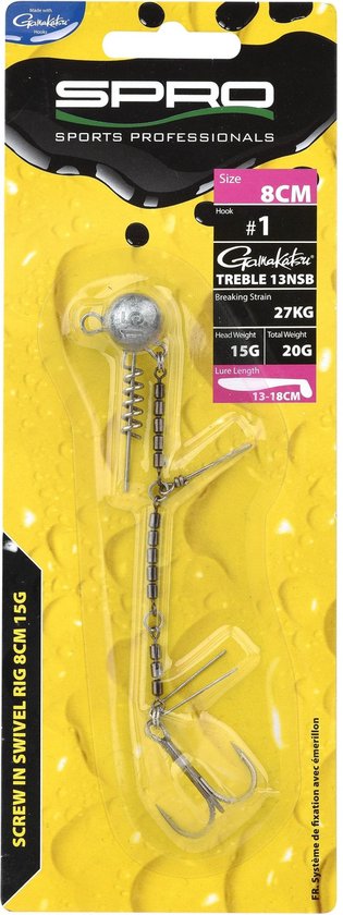 Spro Screw in 360 Rig - 8 cm - 10 gram | bol