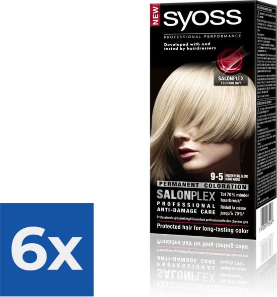 SYOSS Color baseline 9-5 Frozen Pearl Blonde - 1 stuk ...