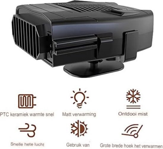 Auto Verwarming - Auto Heater - Auto Kachel - 12 Volt | bol