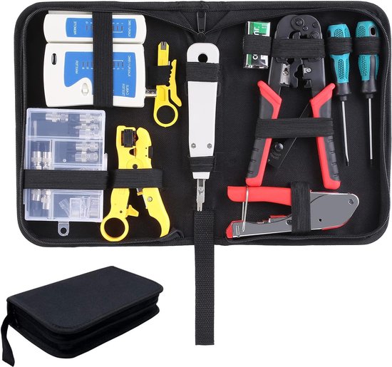 Kit de réparation Réseau , composé de 13 outils, un jeu de pinces à ...