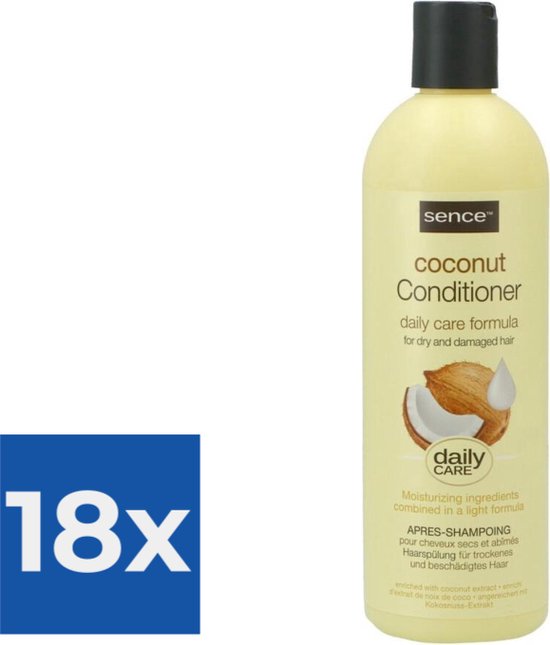 Sence Conditioner Coconut 400 ml - Voordeelverpakking 18 stuks | bol
