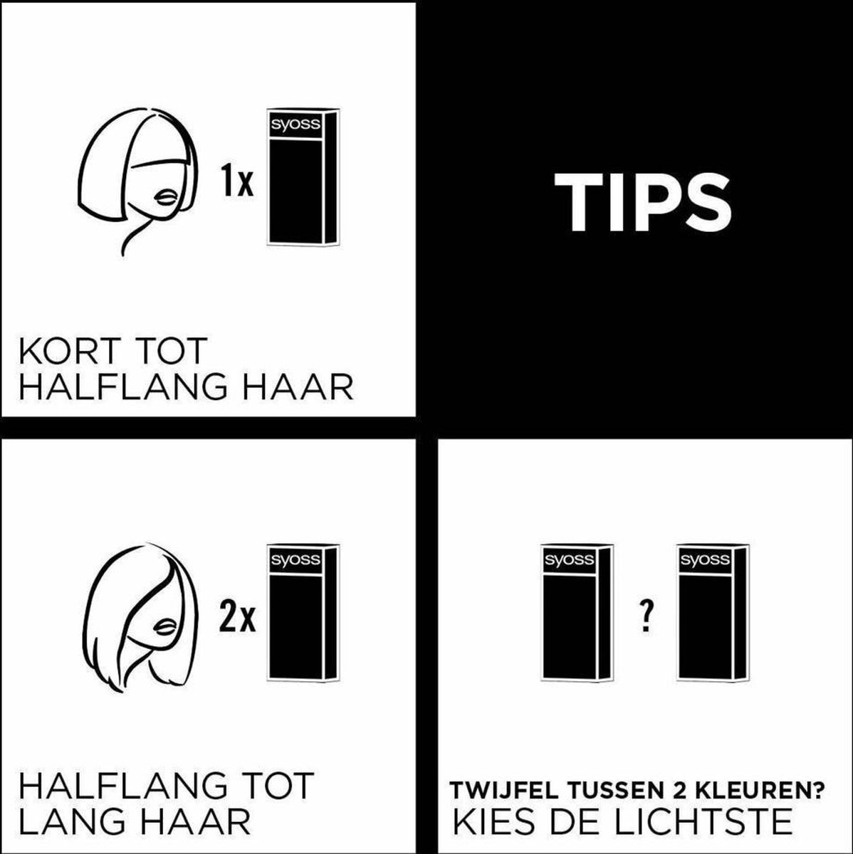 SYOSS Color baseline 3-8 Donker Goudbruin - 1 stuk - Voordeelverpakking 24 stuks | bol