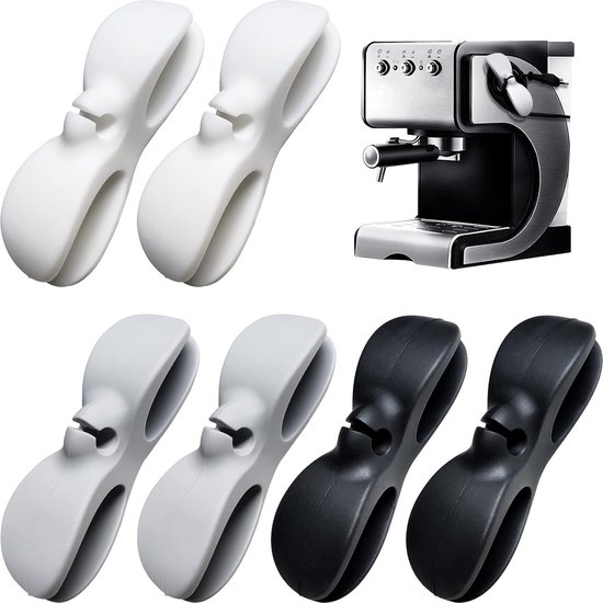 Pakket van 6 kabelwikkelaars voor in de keuken om kabels van apparaten ...