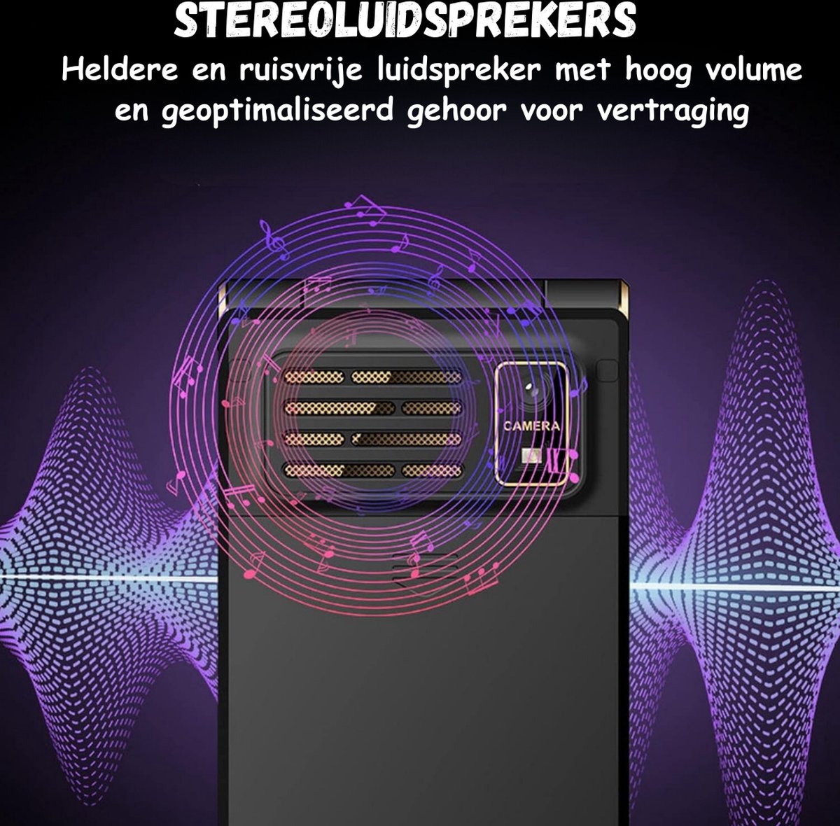 Senioren Telefoon - Ontgrendelde Senior Flip Mobiele Telefoon met Grote ...