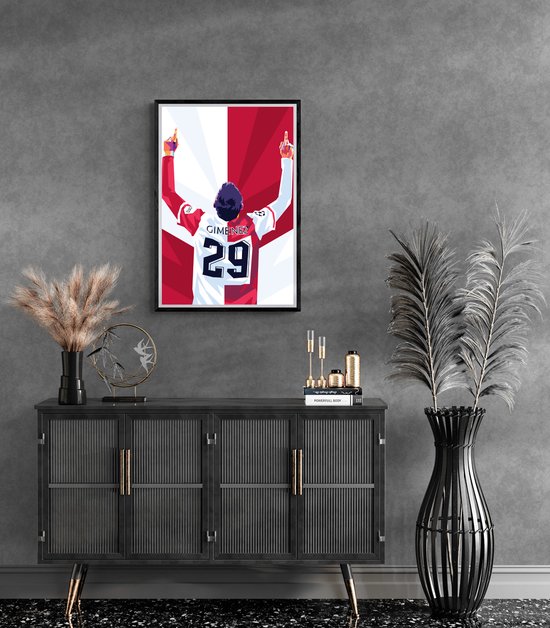 Santiago Gimenez Poster | Voetbal Poster | Pop Art Poster | Feyenoord ...
