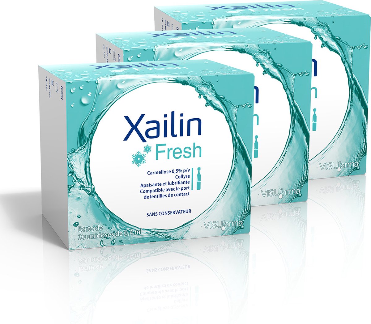 Xailin Fresh Medische Oogdruppels - Met CMC & Elektrolyten - Voor Droge ...