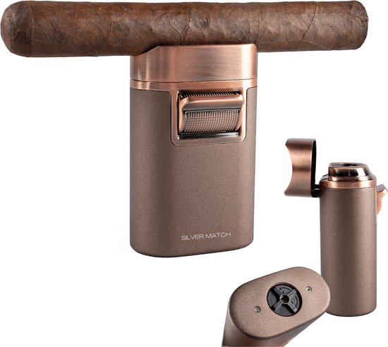 Sliver Match - Briquet de table Torch Flame - coffret cadeau de luxe | bol