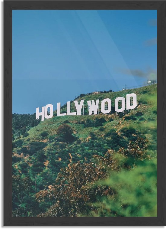Poster Hollywood Letters Rechthoek Verticaal Met Lijst M (30 X 40 CM ...