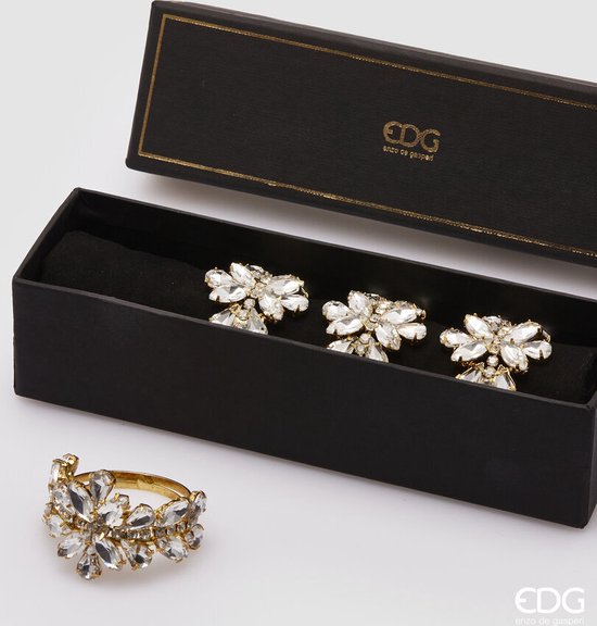 EDG - Enzo De Gasperi Servetringen Goud H4 D4 (set van 4) | bol