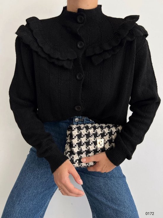 Damesvest Kort | Zwart | bol