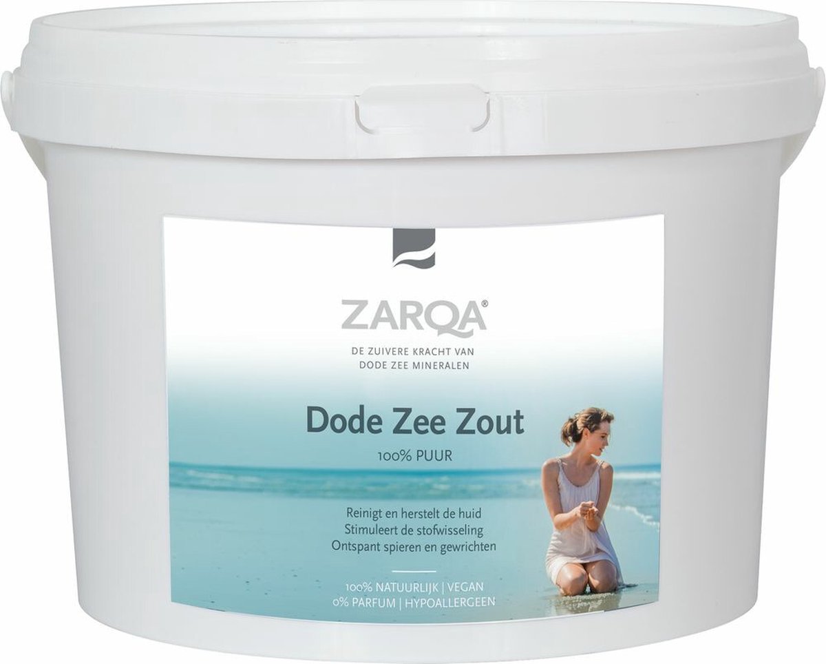 Zarqa 100% Dode Zeezout - 3 x 5 kg - Voordeelverpakking | bol