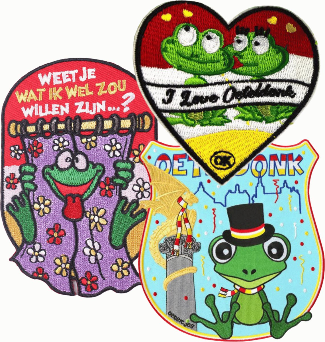 Oeteldonkse Emblemen SET van 3 – Oeteldonk – Den Bosch Carnaval ...