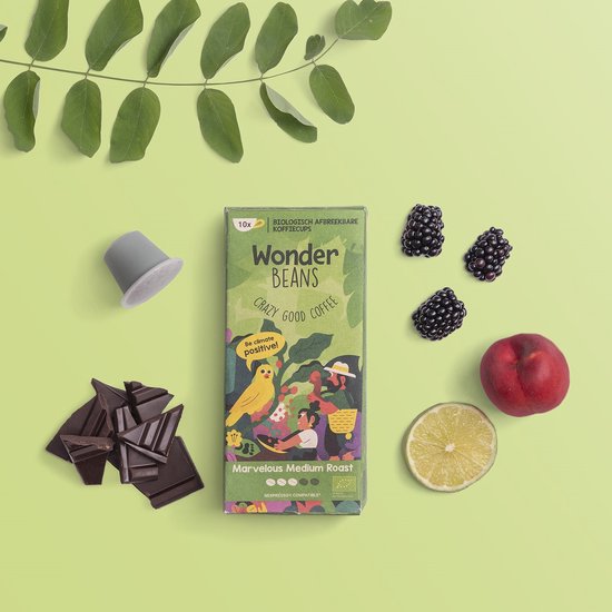 Nespresso cups - Wonder Beans - Marvelous Medium Roast - 100% ...